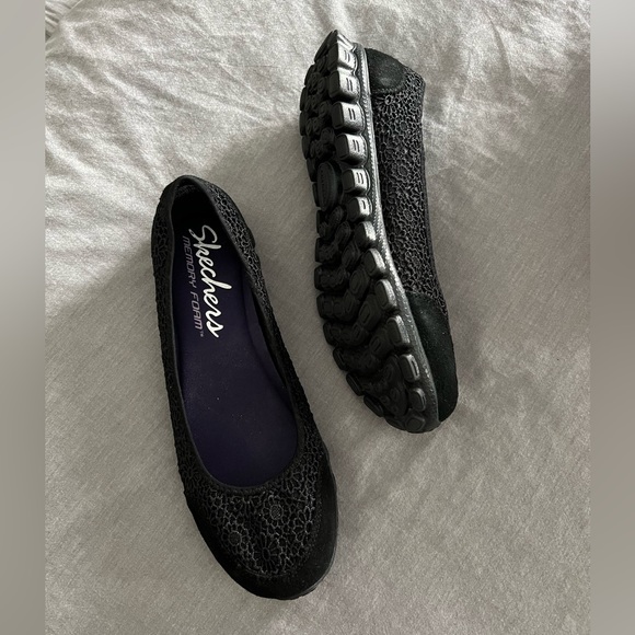Skechers | Shoes | Sketchers Memory Foam Flats | Poshmark